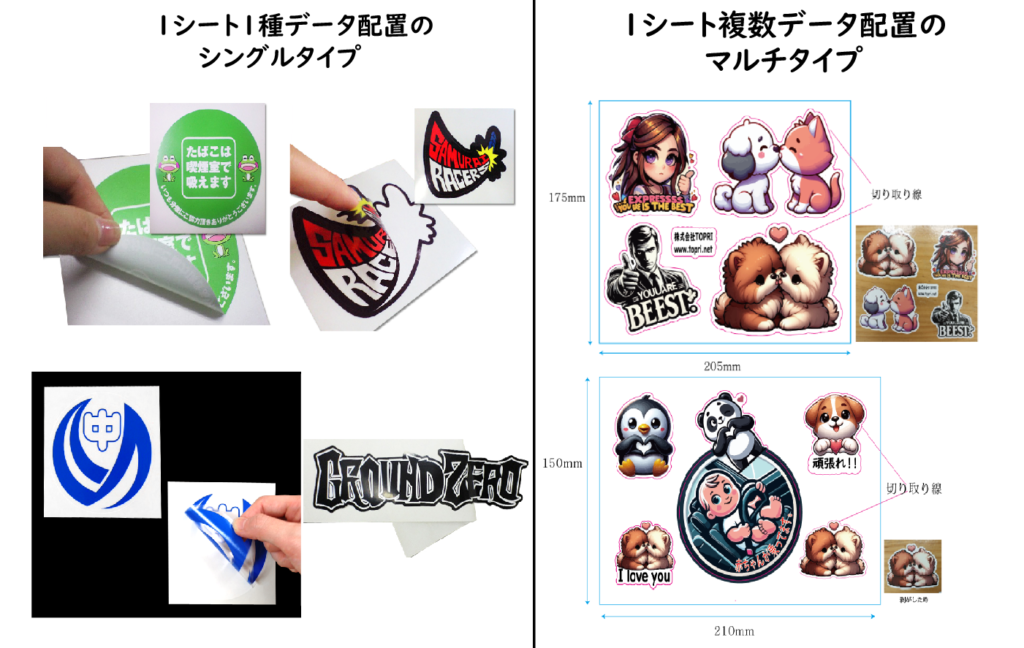 屋外用シール (屋外用ステッカー) | 屋外用シールのTOPRI